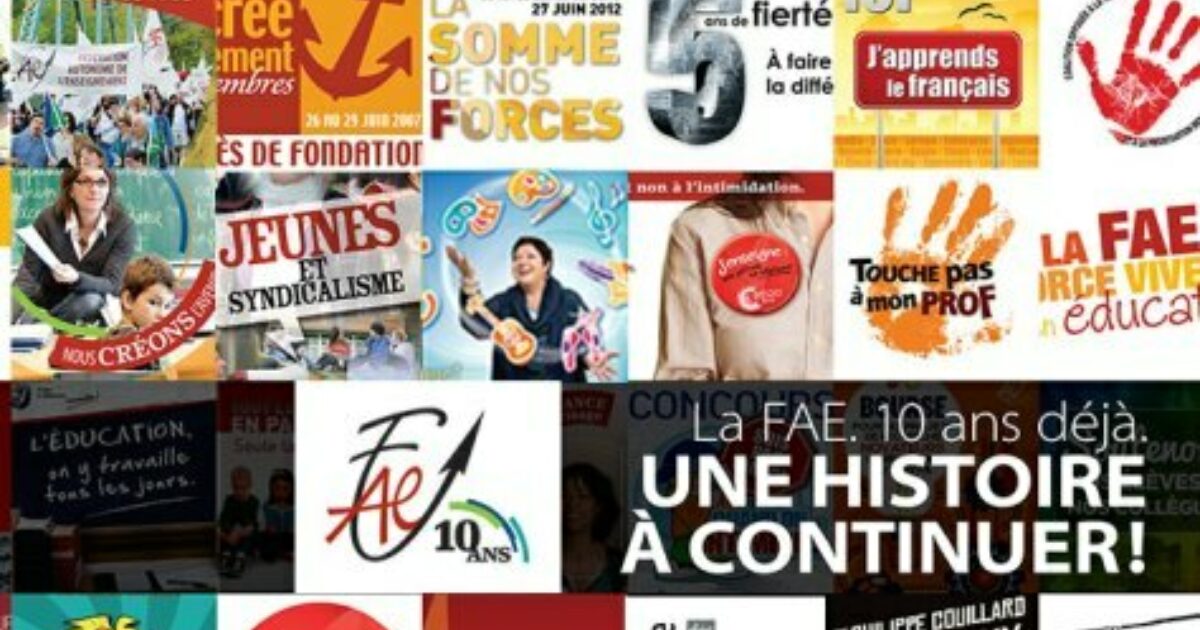 10e anniversaire de la FAE : une histoire à continuer | FAE